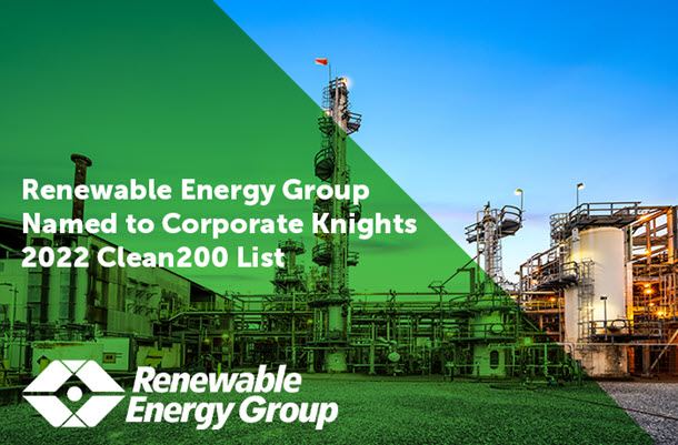 CREG - Recognized as a ‘Top 200’ Global Clean Leader